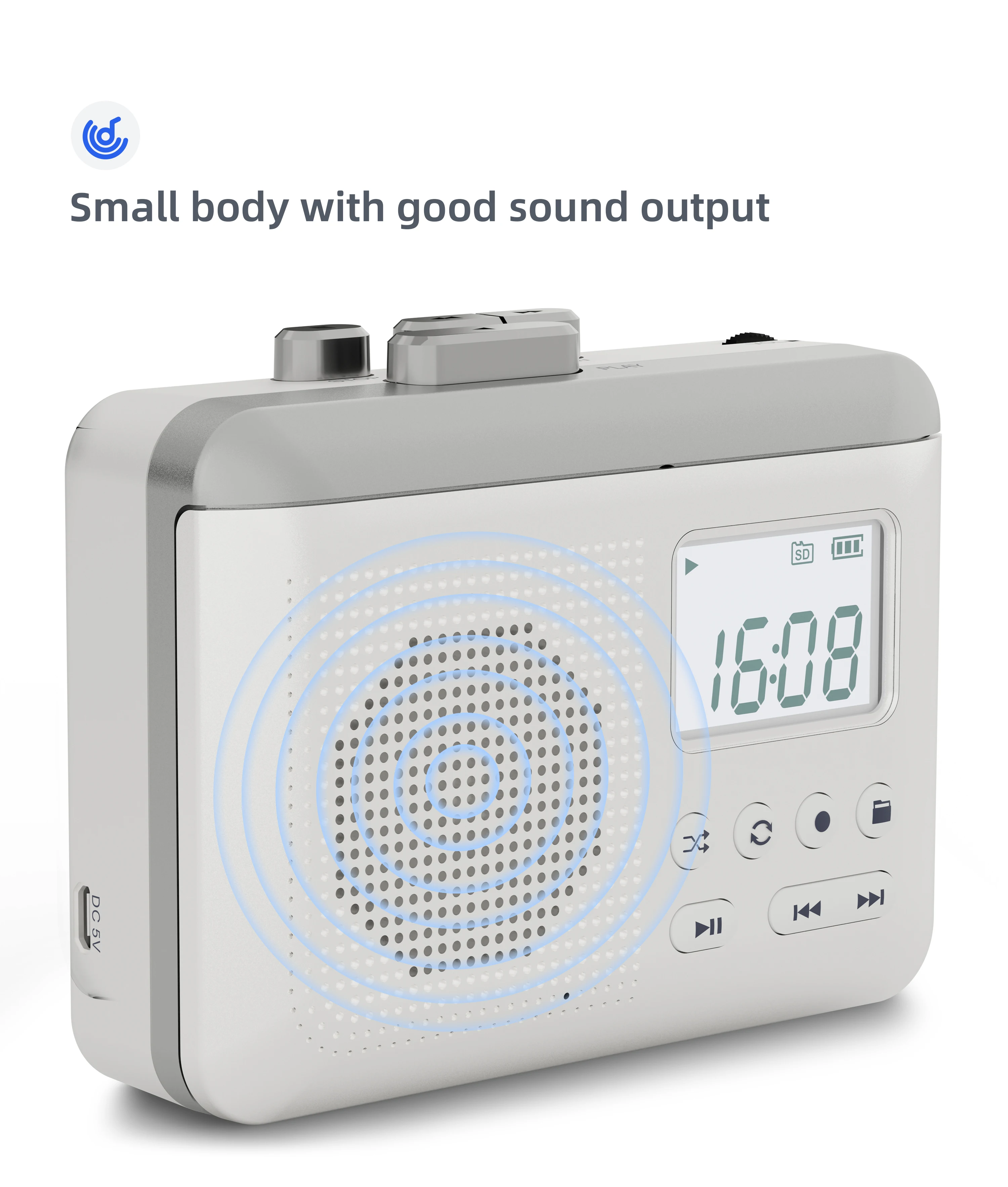 Custom Retro Portable Walkman Mp3 Player Music Personal Cassette Player ...