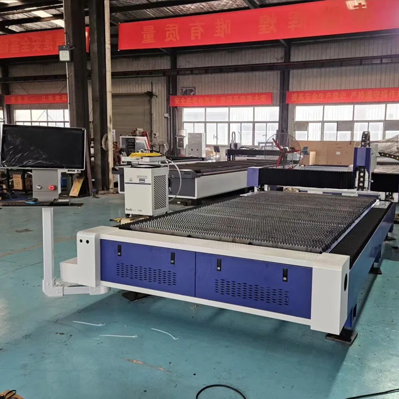Large Format 1500w Cnc Metal Fiber Laser Cutting Machine - Buy Pcb ...