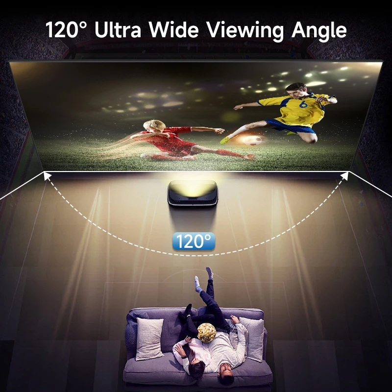 110 Inch Fresnel Fixed Frame Projector Screen 16:9 8k Hd Long Throw ...