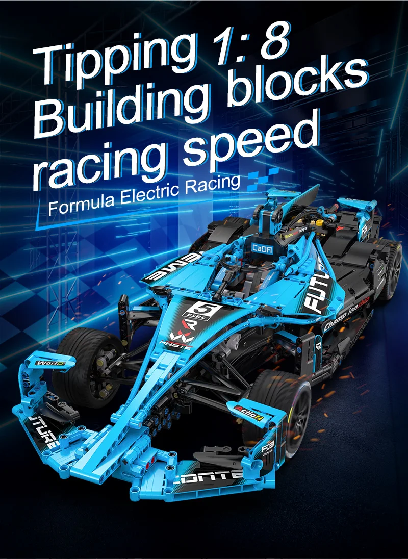 Cada C64004 Technical Super Racing Car Building Blocks Rc Extreme ...