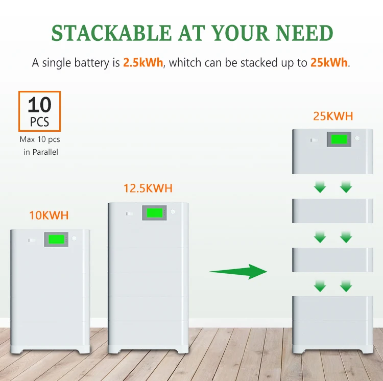High Voltage Stack Battery Lifepo4 Lithium Battery Pack For 5kw - 25kw ...