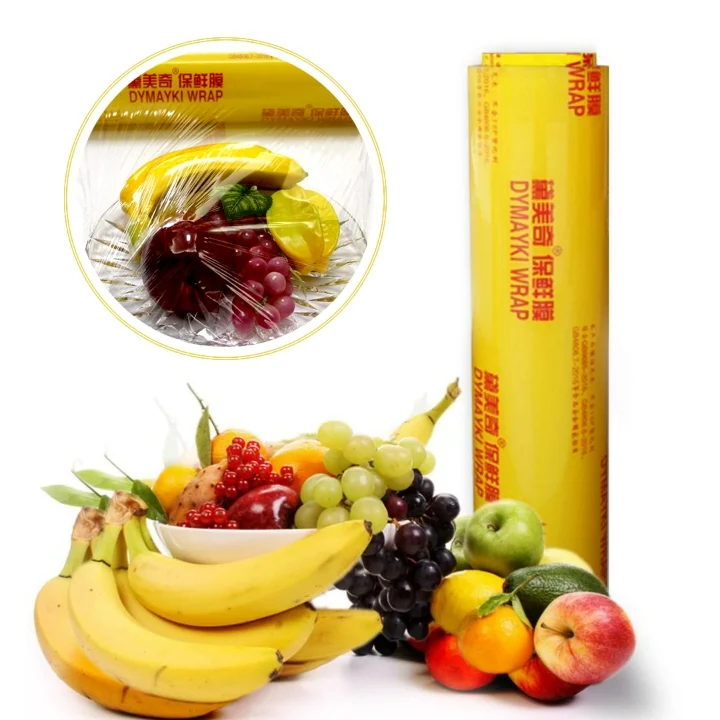 Plastic Wrap Food Grade Durable Stretch Packaging Film Pvc Shrink ...