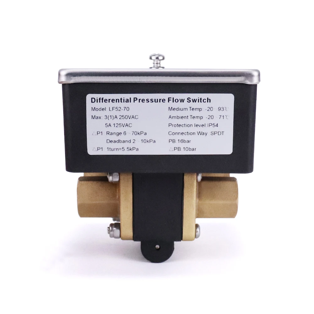 LF52 Water Differential Pressure Flow Switch - Smart & Reliable