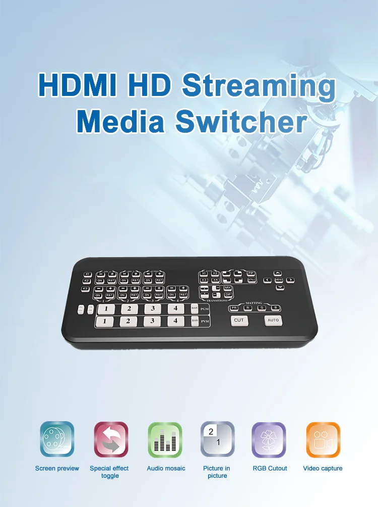 Alibaba.com: 1080P Resolution, 4 Channel HDMI, Live Streaming Switcher ...