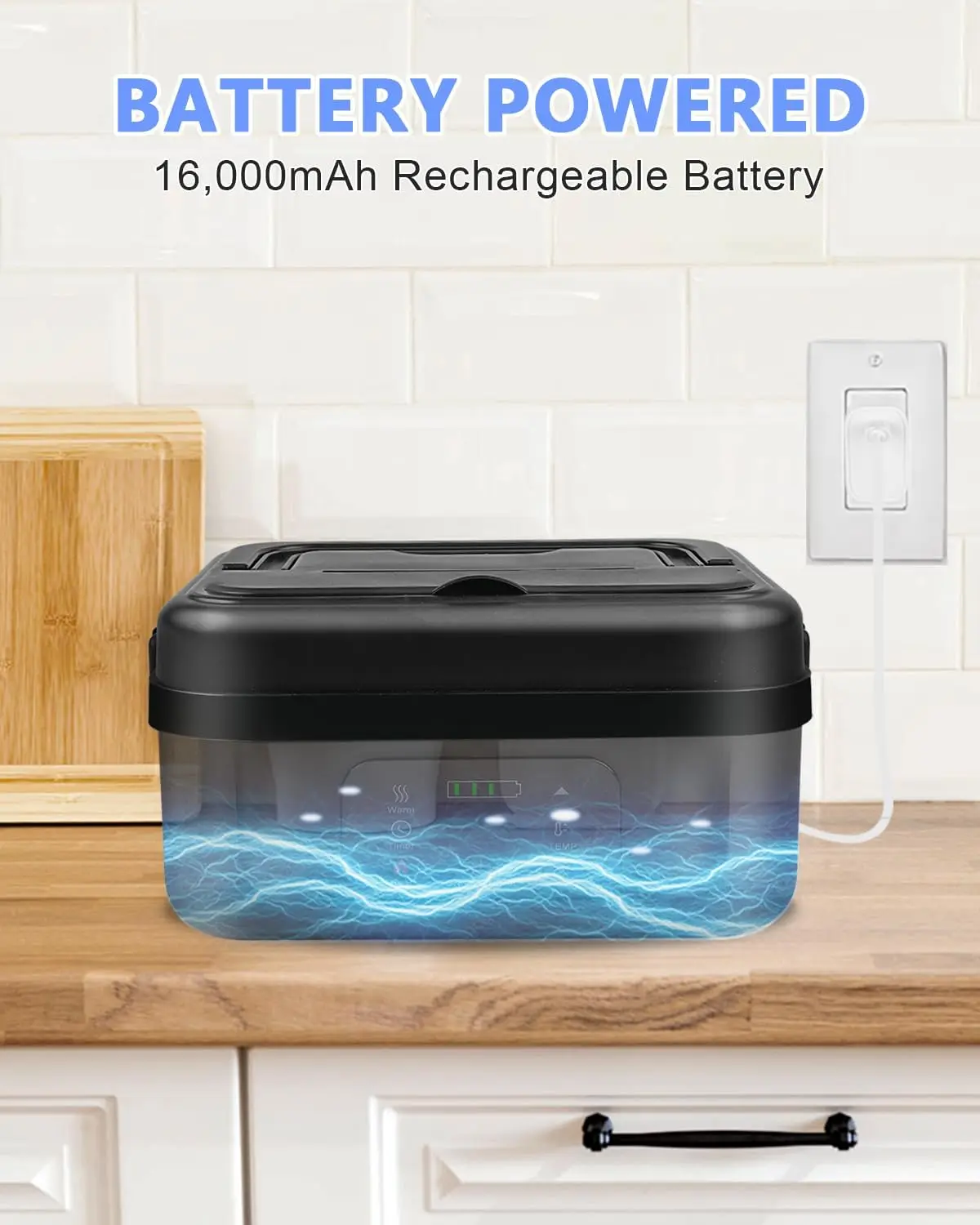 2025 Upgraded Portable Electric Lunch Box - 8000mah Battery