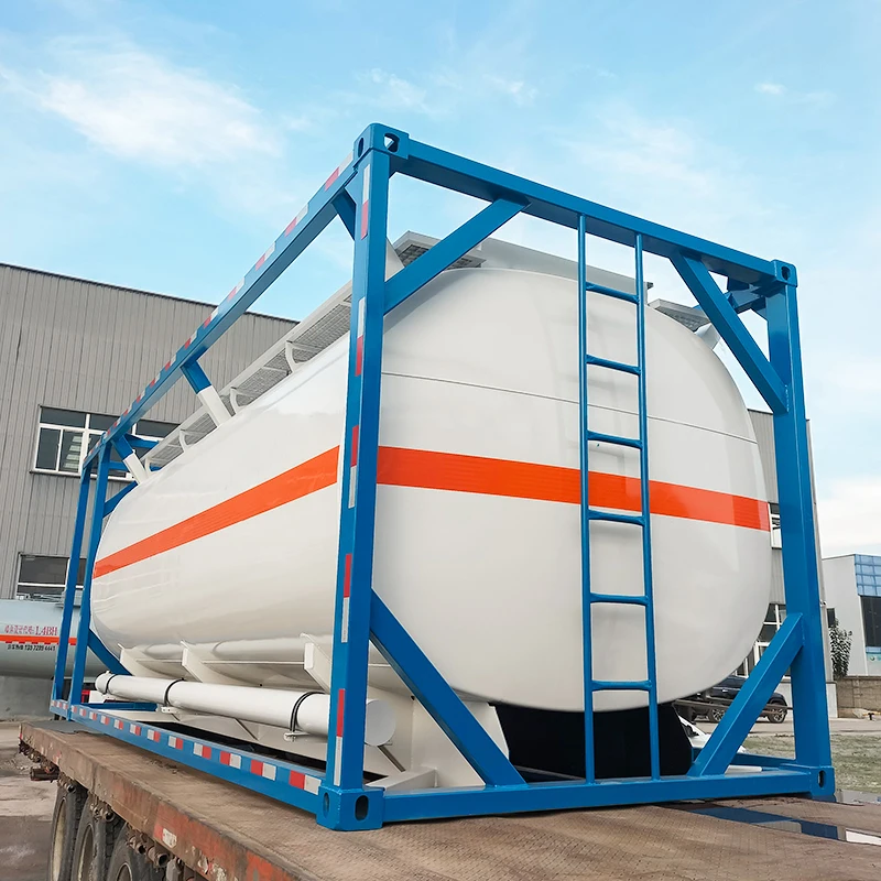 20ft 40ft Carbon Steel Heavy Storage Fuel Gasoline Oil Tank Iso ...