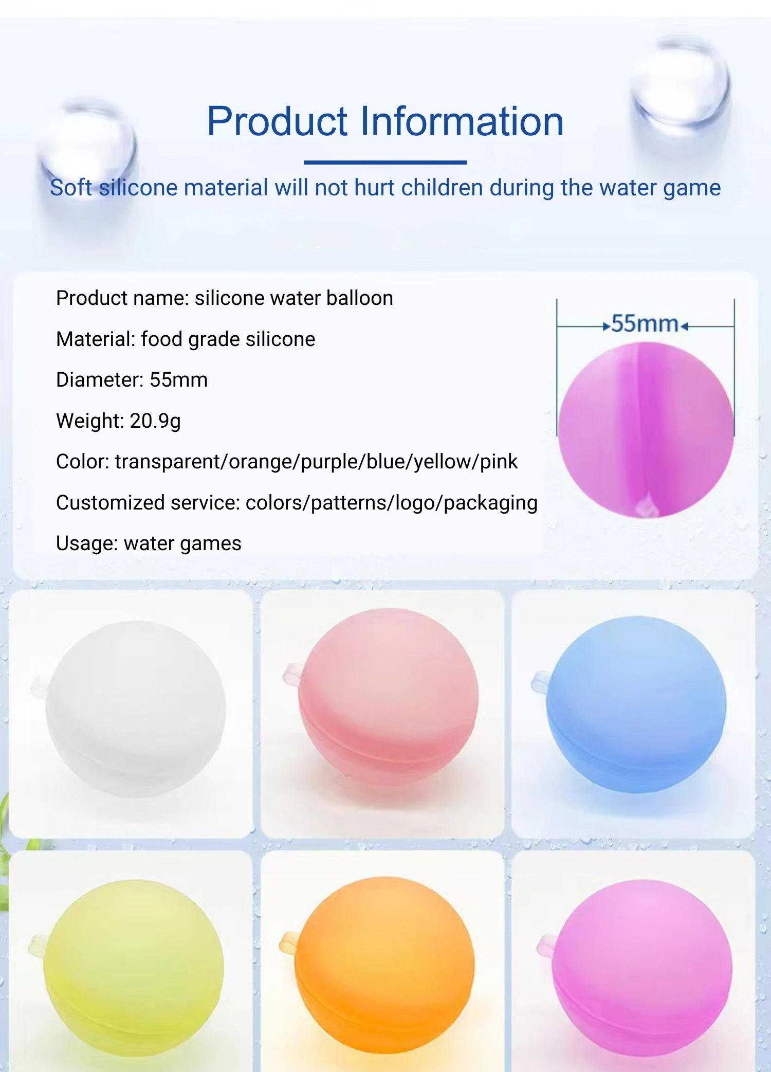 Wholesale Summer Water Game Balloon Quick Fill Self Sealing Closed ...