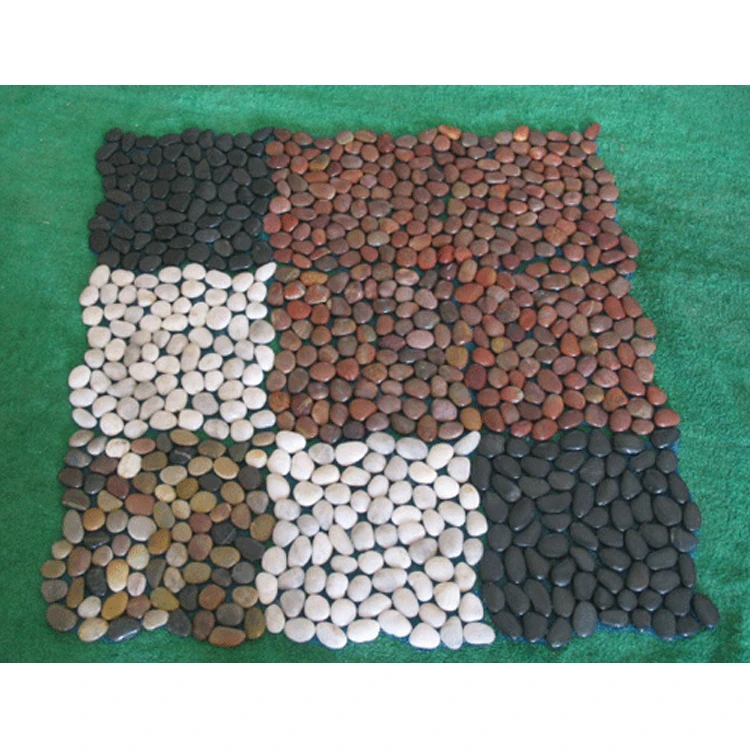 Natural Oval Cobbles & Pebbles For Gardens Pebble Stone Round Medallion ...