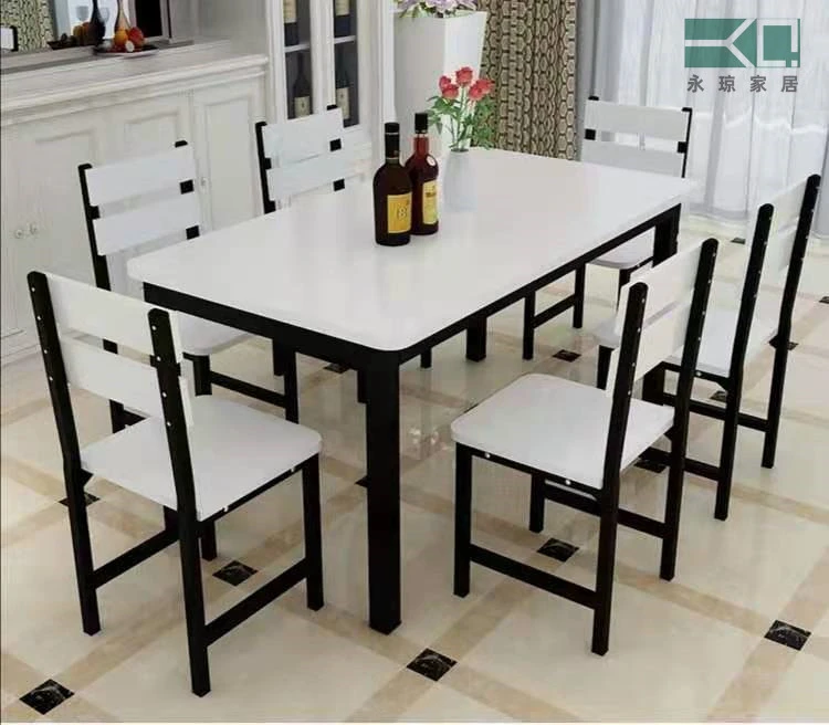 Modern Design 4 Seater Dining Table Set Chairs Dining Room Furniture