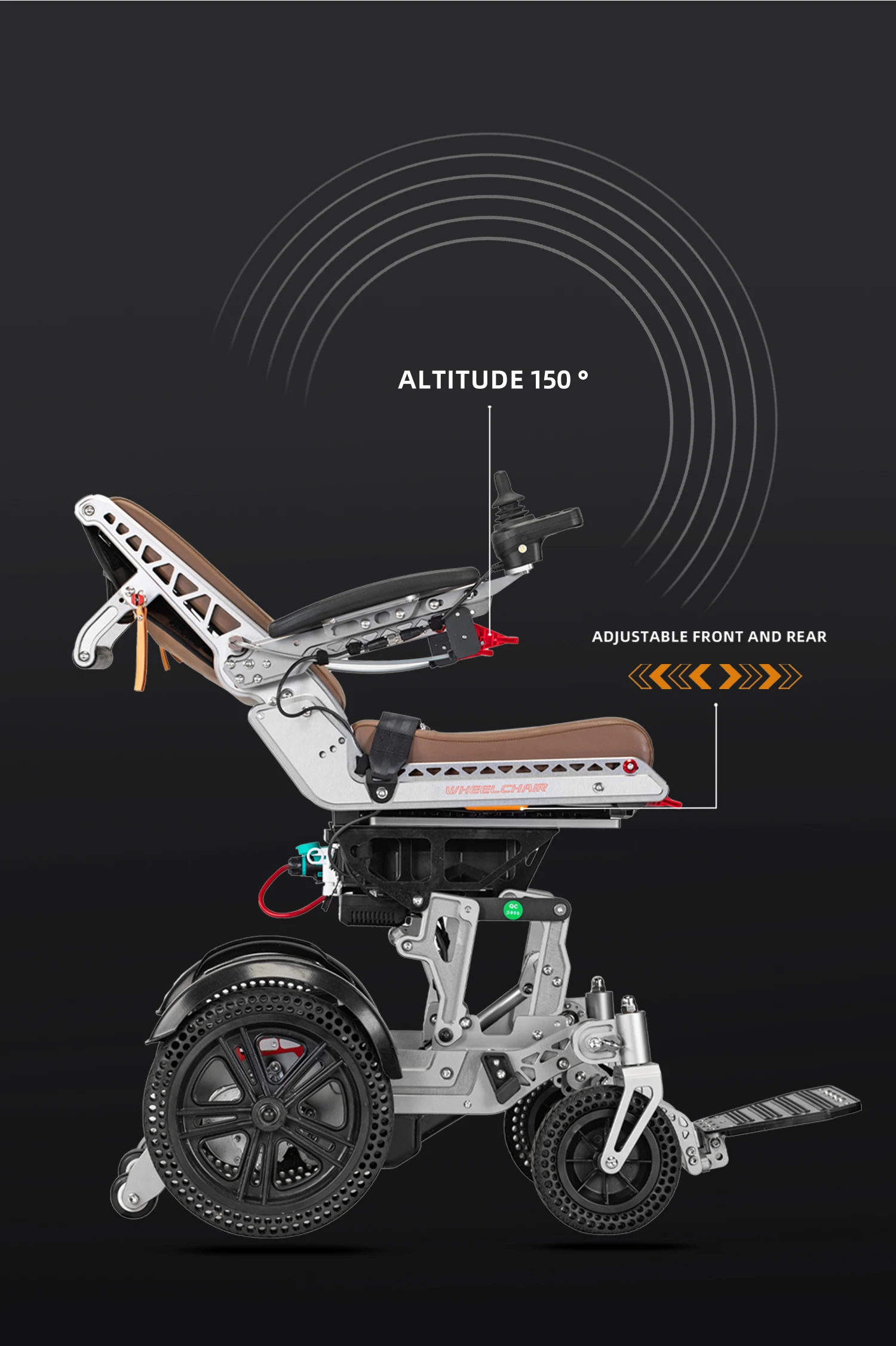 2024 Factory Upgraded Version Electric Wheelchair High Strength ...