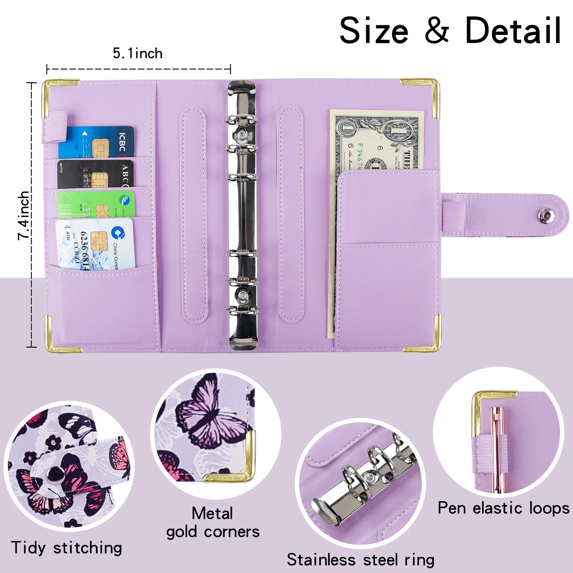 Creative Leather Ledger - Perfect for Budgeting & Organization