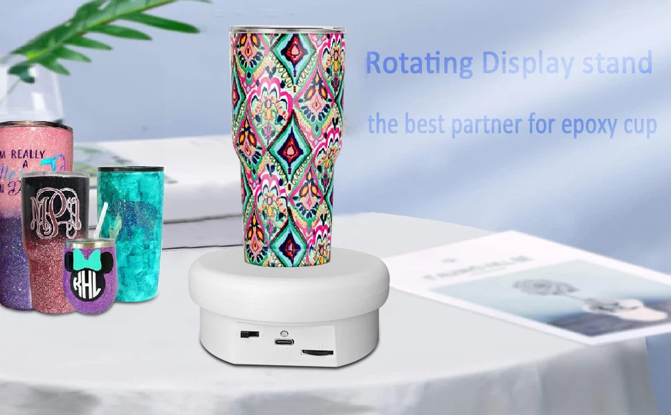 360 Degree Smart Rotating Turntable for 12cm Display