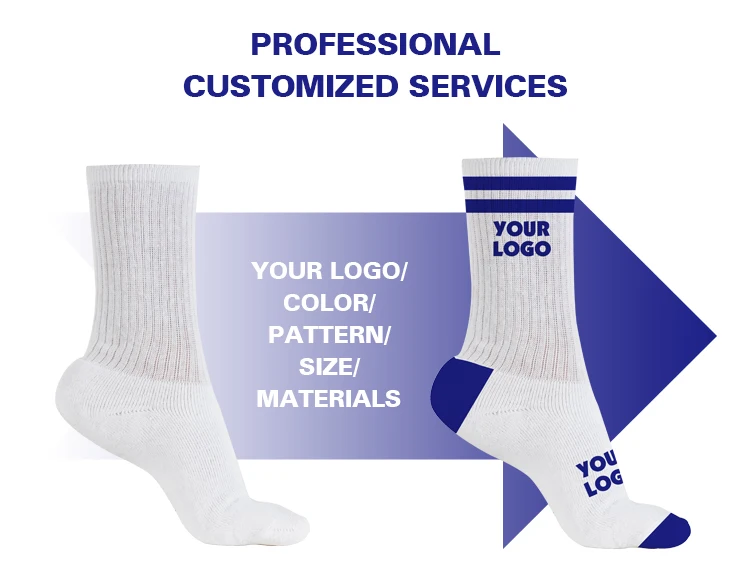 Custom OEM Design Logo High Quality Numbers Autumn Winter Socks