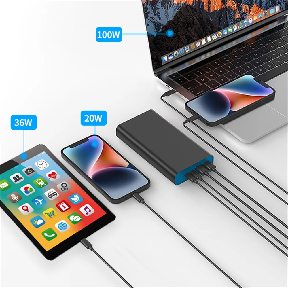 Oem Multiple Devices 100W PD Charging 30000mAh Laptops Power Bank ...