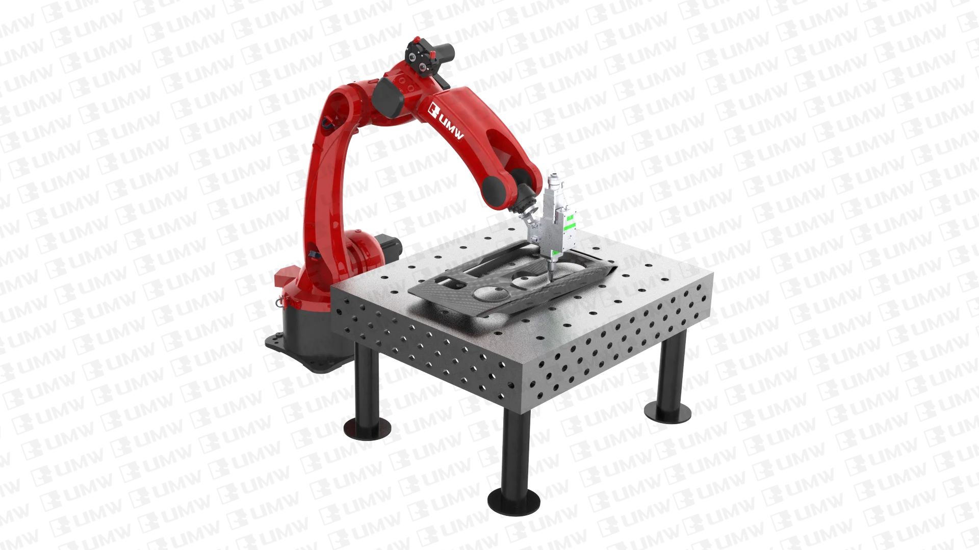 6-Axis Articulated Robot Arm High-Precision 3D Automated Industrial Robotic Fiber Laser Cutting ...