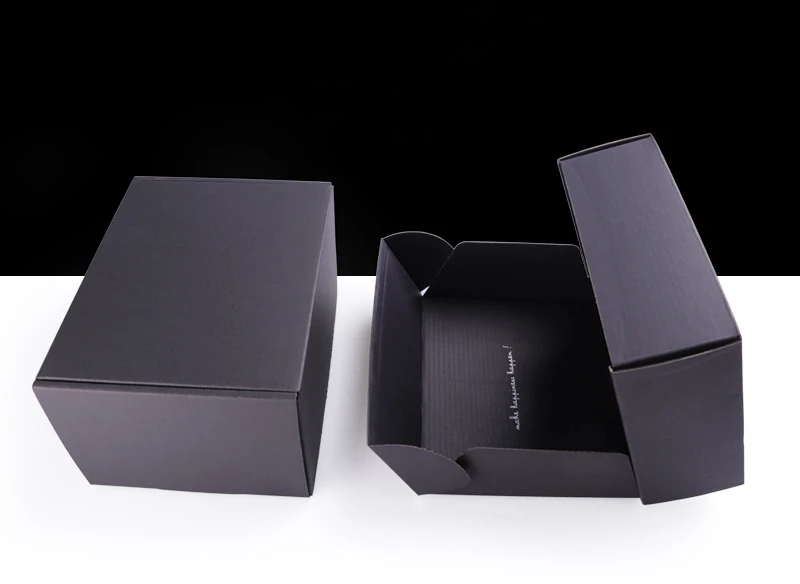 Eco Friendly Custom 6x6 6x9 10x15 15x15 Black Mailing Shipping Boxes ...