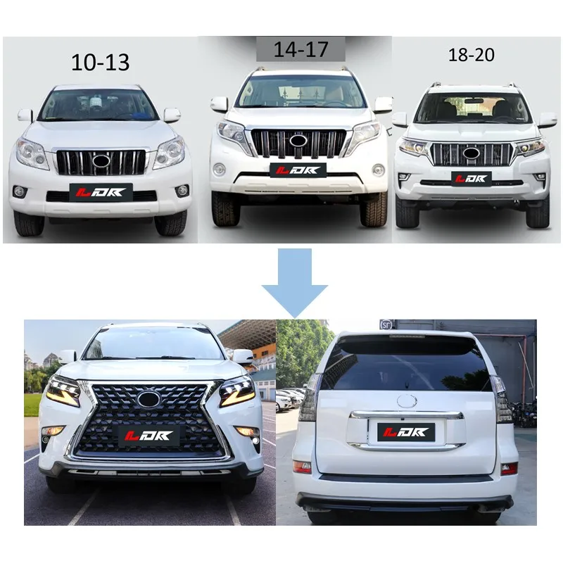 Ldr Bodykit For Prado 10-20 Change To Gx 460 Latest Style Car Auto ...