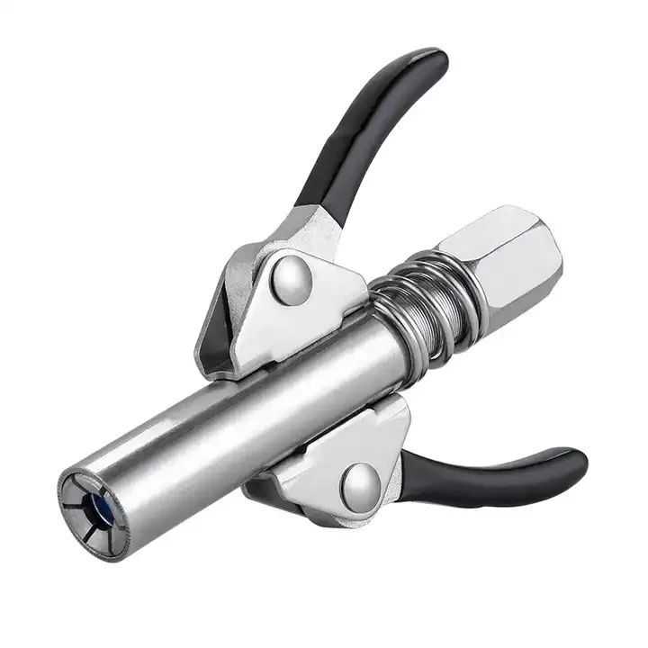 Quick Release Double Handle Grease Gun Coupler - Universal 1/8 NPT ...