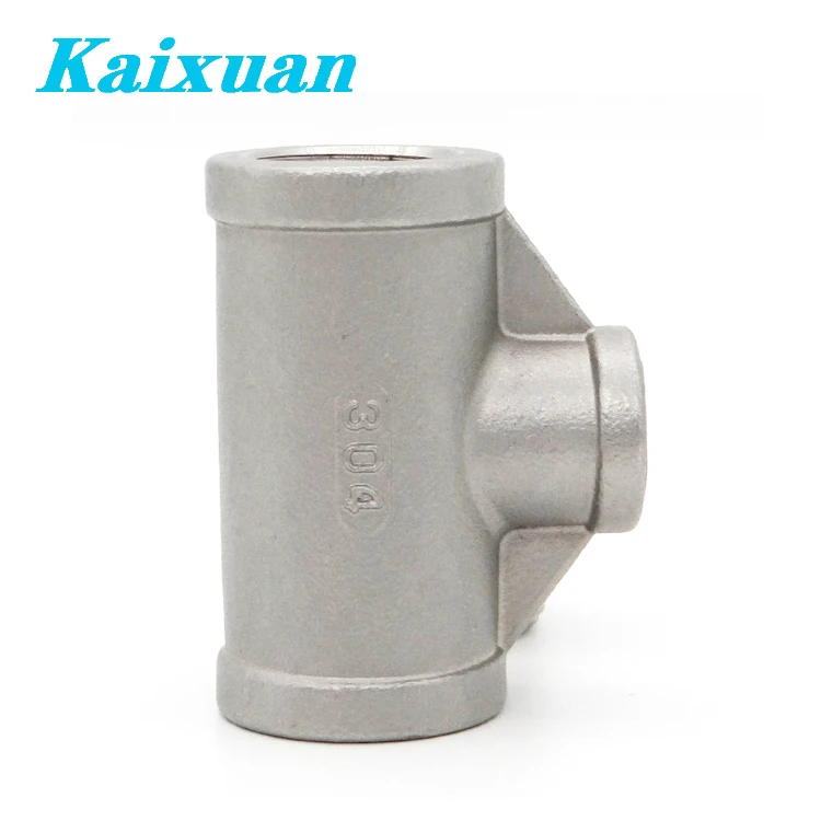 Ss304 316 Stainless Steel Female Reducing Threaded Tee - Buy Stainless ...
