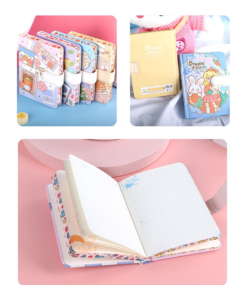 Cute Cartoon Diary Note Book - Perfect for Student Stationery
