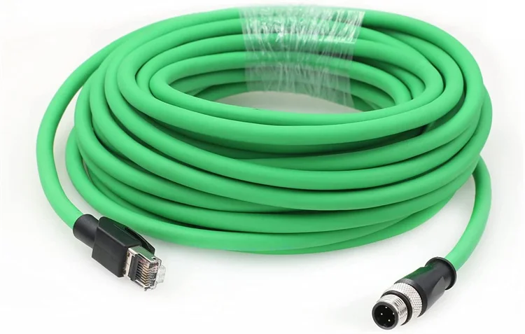 Ethernet Patch Cord M12 Connection Network Cable High Quality M12 Patch ...