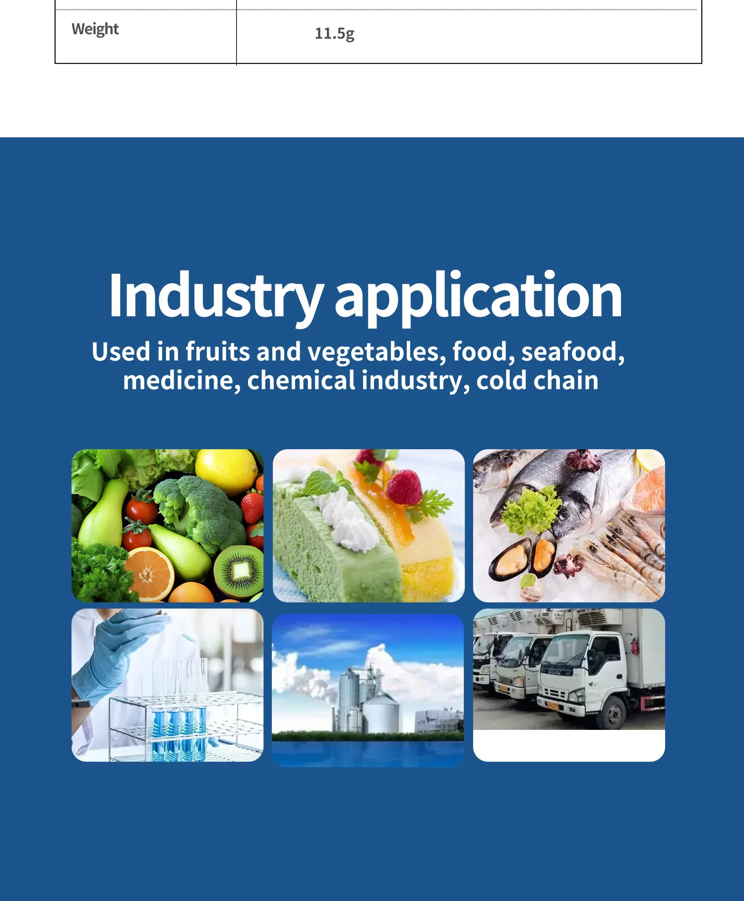 Single Use Cold Chain Container Temperature Data Logger Recorder -30c ...