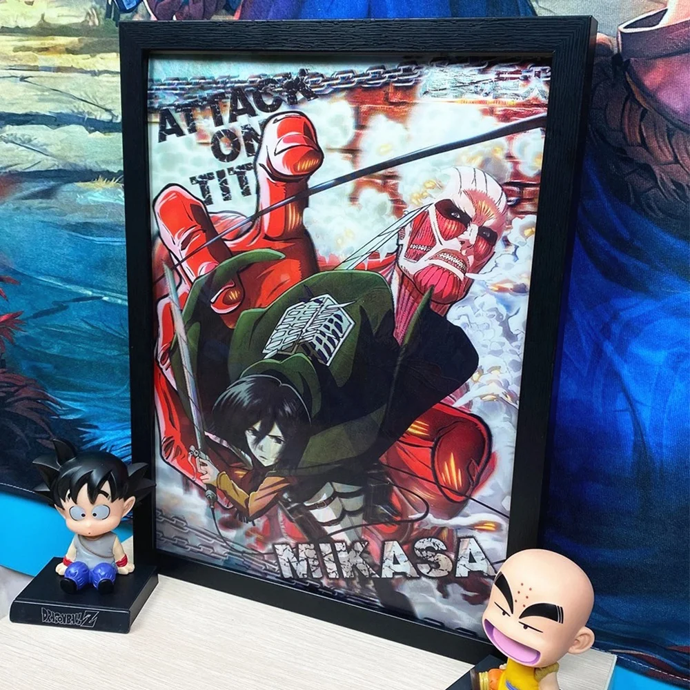 Anime Posters Chainsaw Man Lenticular Characters Changing Pictures ...