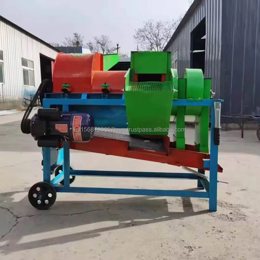 High Efficiency Millet Sorghum Threshing Machine Multifunctional Grain ...