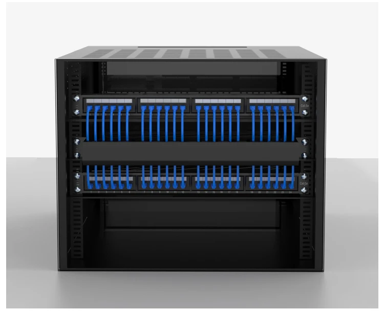 ZHEFAN RJ45 Socket 8P8C Lan Patch Panel 24 Port 19inch 1U Networking ...