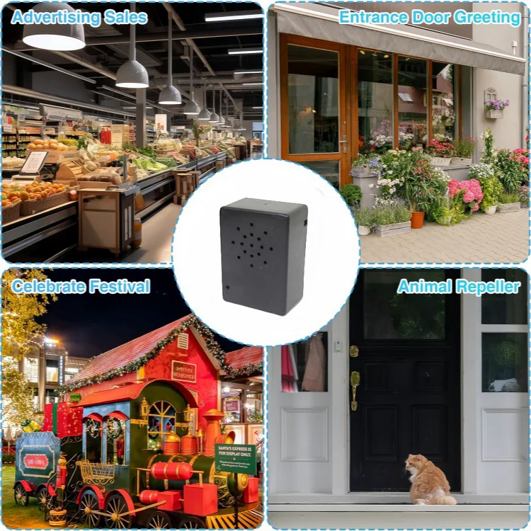 Custom Motion Sensor Talking Box With Volume Control Motion Activated ...