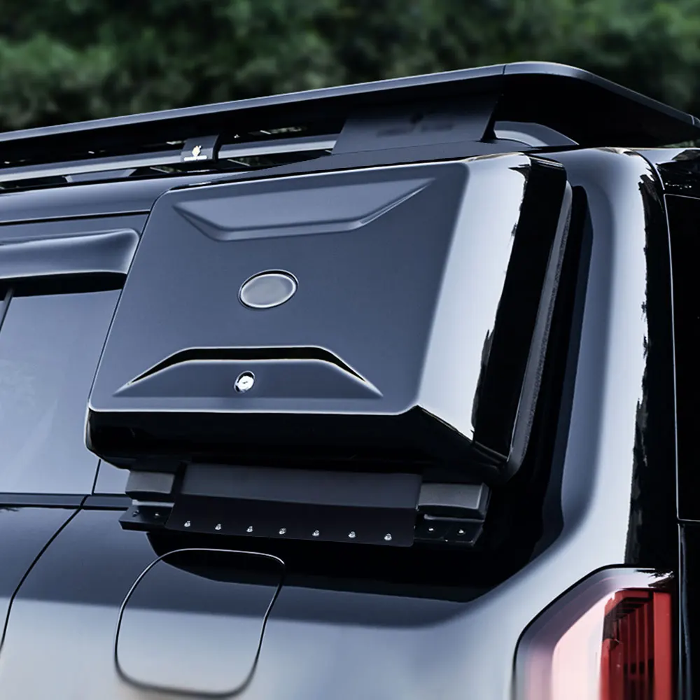 Car Accessories Black Roof Cargo Carrier Luggage Storage Box Side Box ...