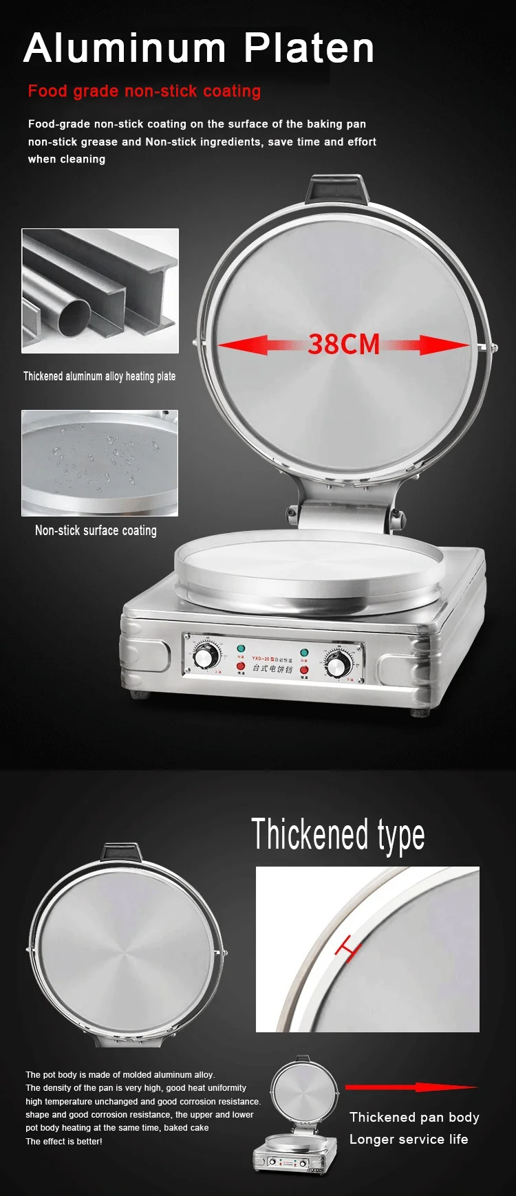 Factory Price Manufacturer Supplier Automatic Pancake Making Machine ...