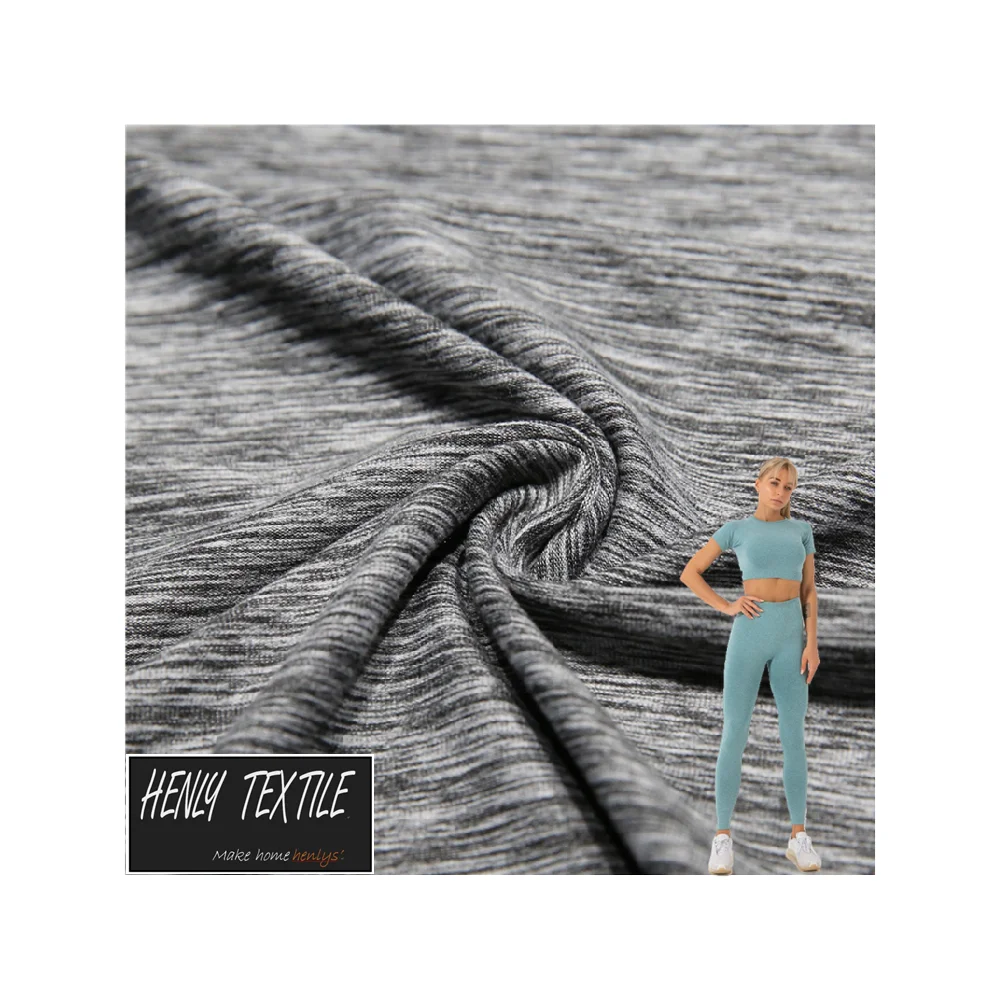 Ht220422 44%recycle Polyester 44%polyester 12%spandex 185gsm Knitted ...