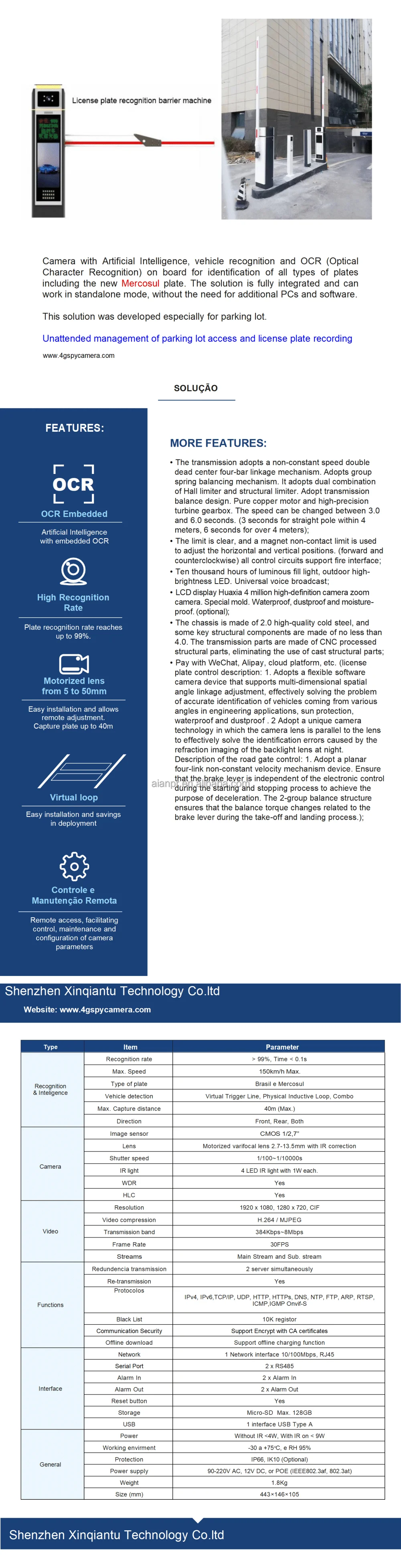 Hik Smart Parking Lot Road Traffic Vehicle Sensor Detection Anpr ...