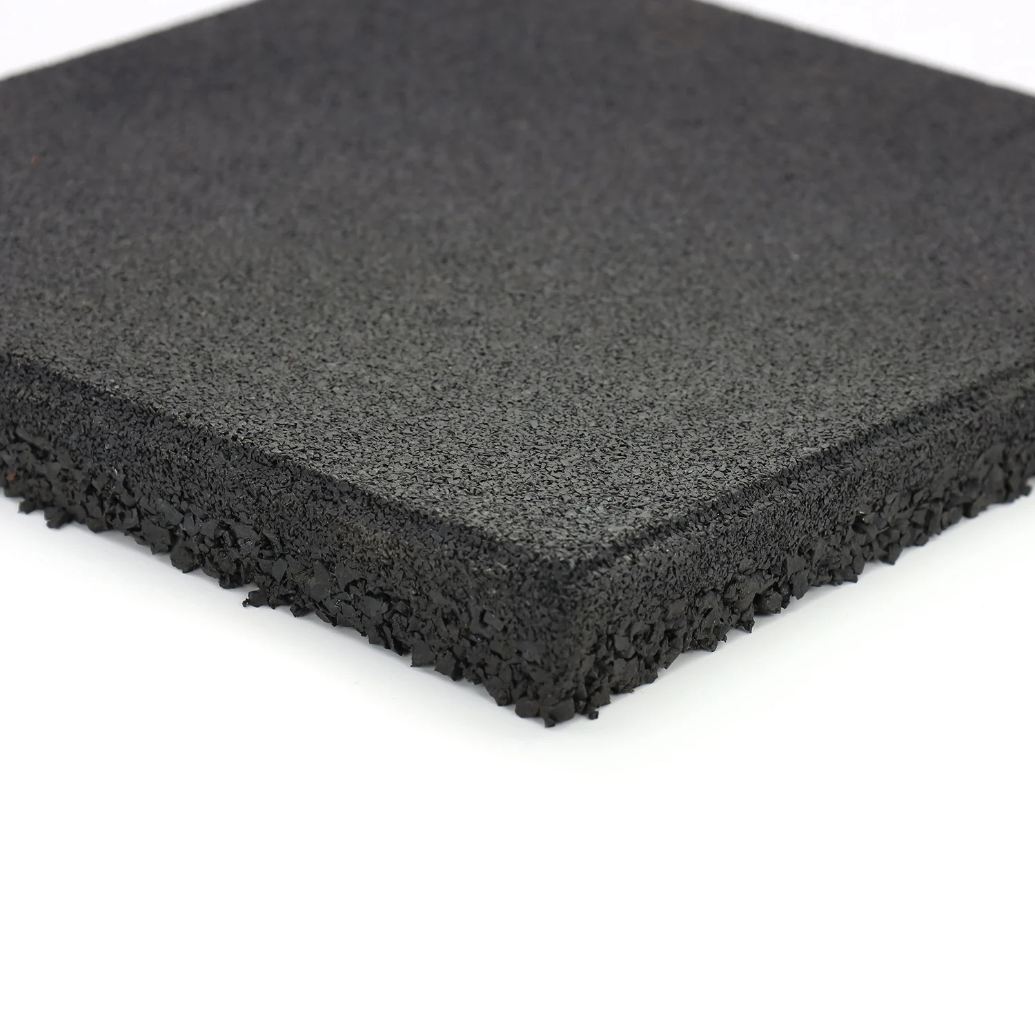 1m*1m/50mm*500mm Rubber Composite Mat - Anti Slip Gym Flooring