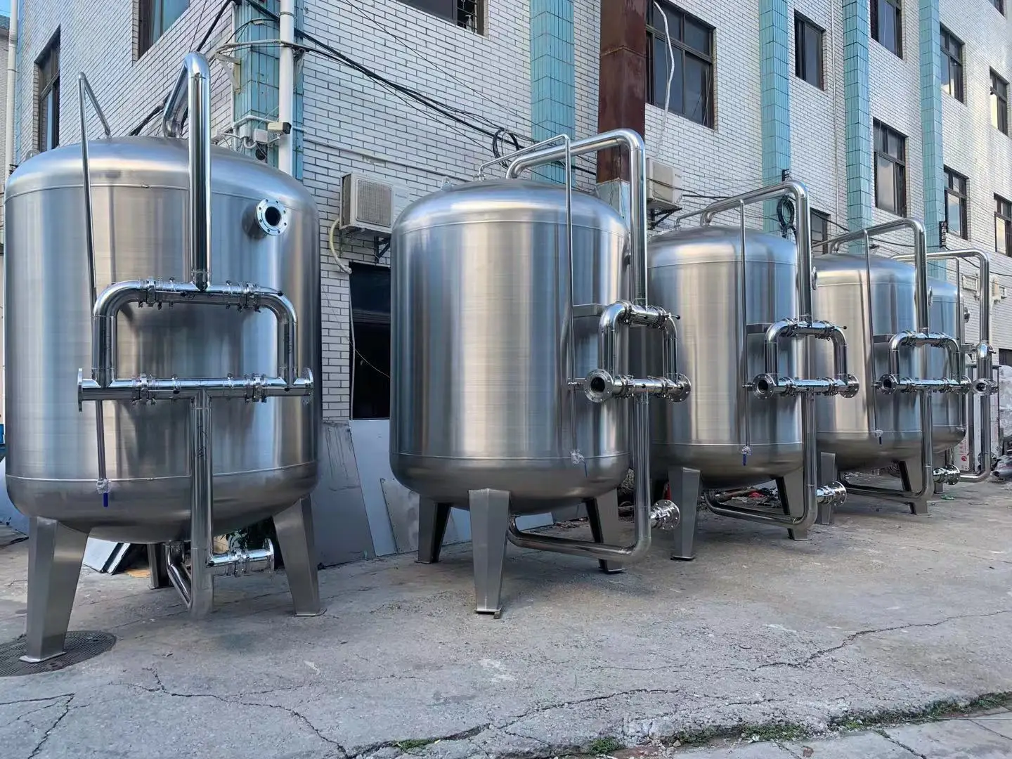 SS Water Filter Tanks - Frp Tank Stainless Steel Solutions