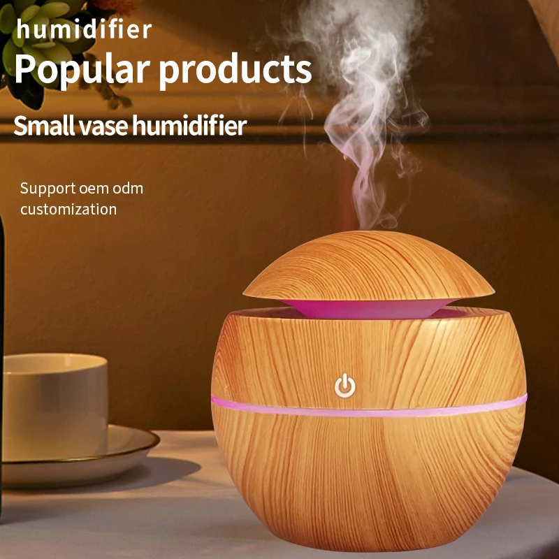2023 Portable Mini Air Humidifier - Ultrasonic Aroma Diffuser