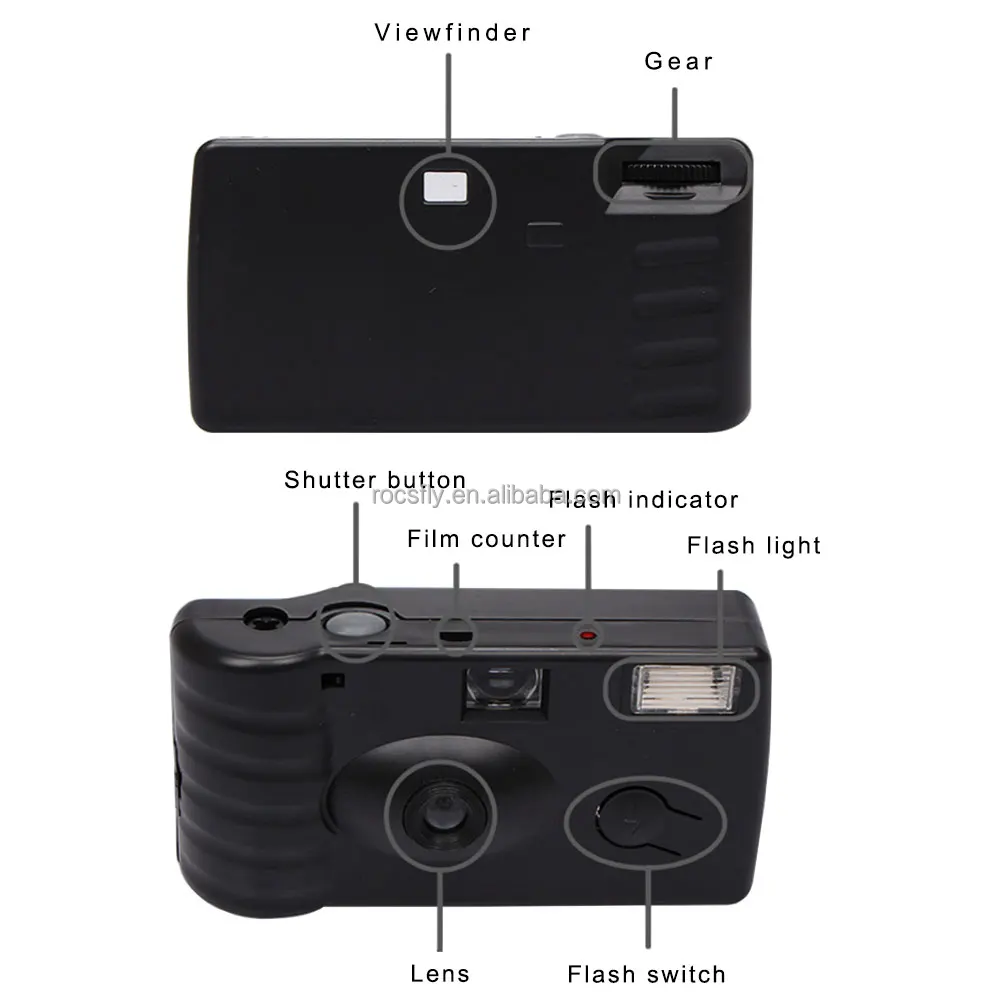 Wedding Camera Disposable 35MM Retro Flash Film Camera
