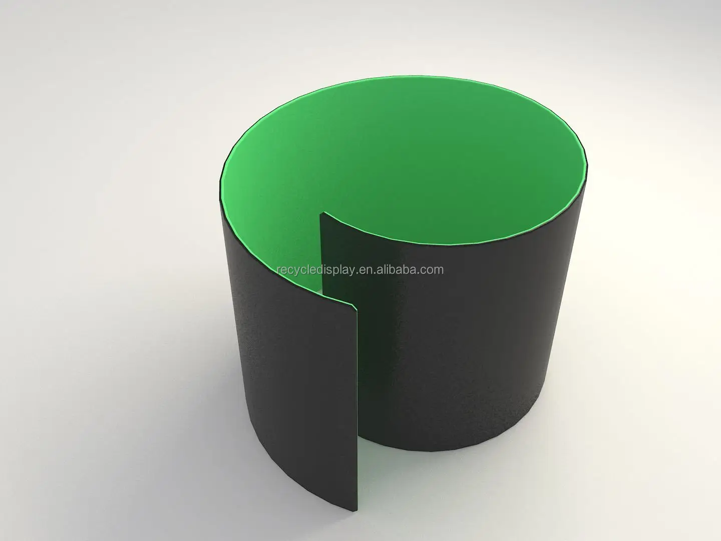 Customize Made Circular 360 Photo Booth Backdrop - Chrome Green