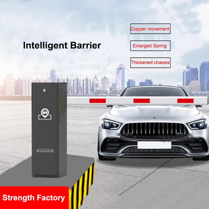 High Speed Rfid Boom Barrier Gate - Automatic DC Motor Control