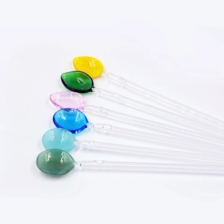 High Quality Reusable Drinking Glass Straw Spoon - Buy Glass Straw ...