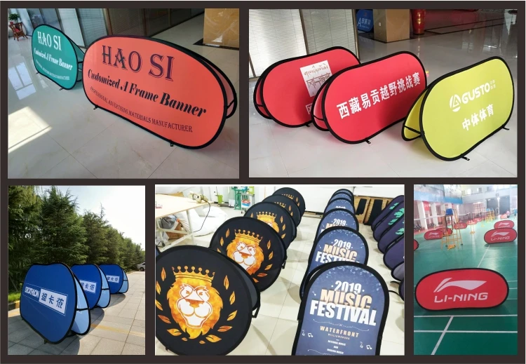 Portable Advertising Sign Large Pop-up Banner Pop Up A Frame Banner Any ...