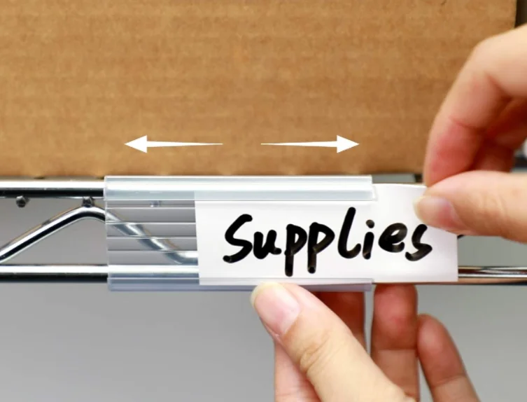 Shelf Label Self-adhesive Label Slot Price Label Slot Shelf Data Bar ...