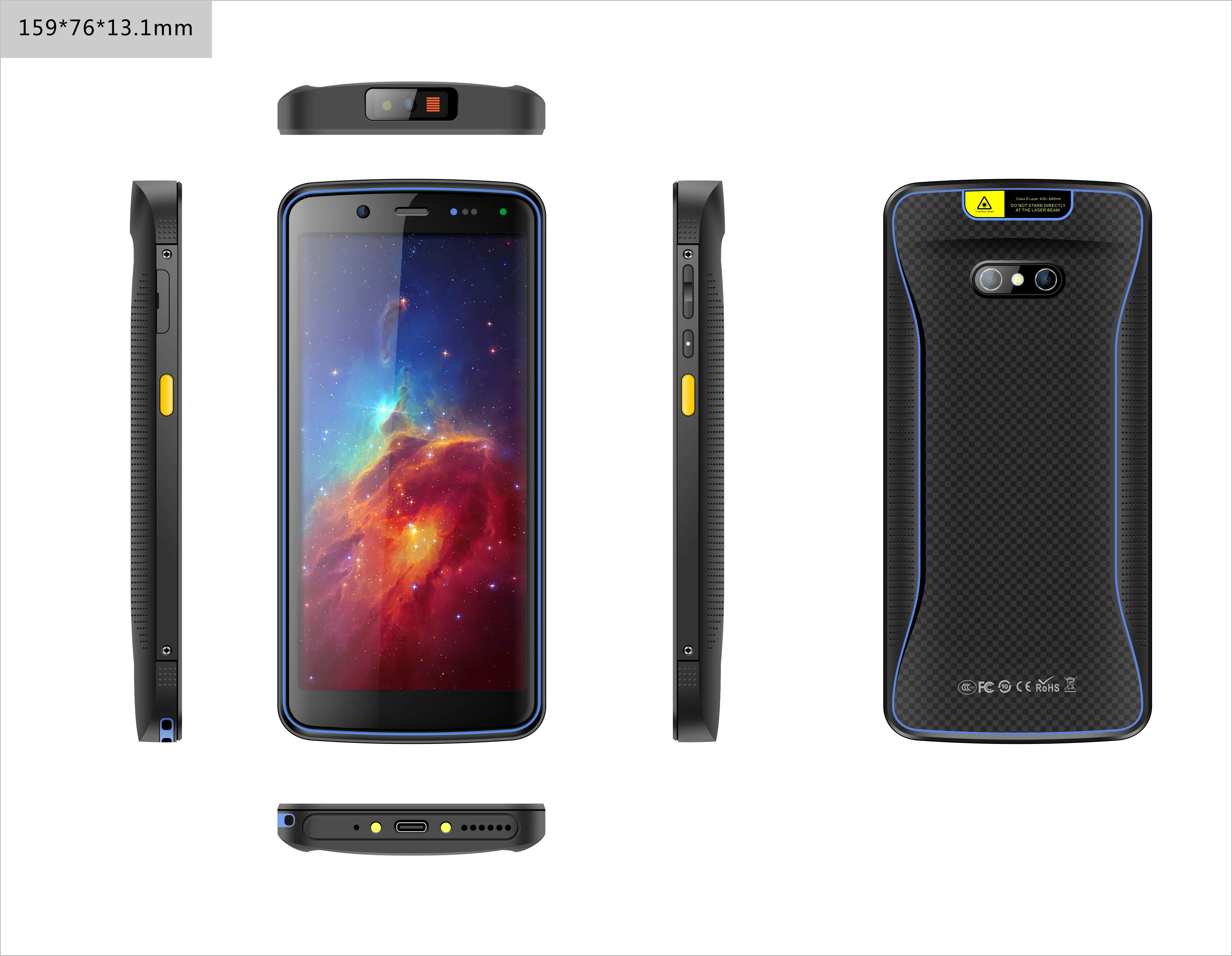 Chainway C66 Qualcomm Snapdragon 662 Octa-core 1d/2d Barcode Scanner With Zebra Se4710 Rugged ...