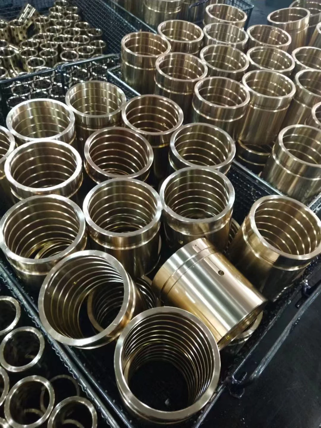 Cnc Milling High Load Crane Electromotor Solid Bronze Bushing Copper ...