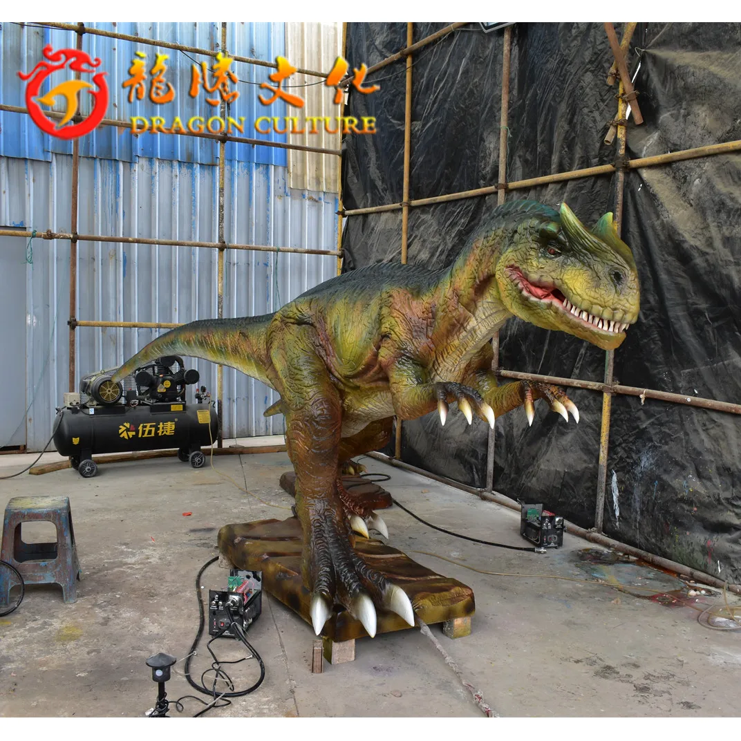 3D Simulation Animatronic Dino - Allosaurus Model for Fun