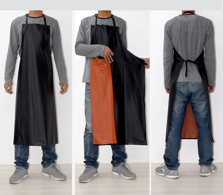 Ds938 Unisex Industrial Waterproof Working Apron Heavy Duty Oil Acid