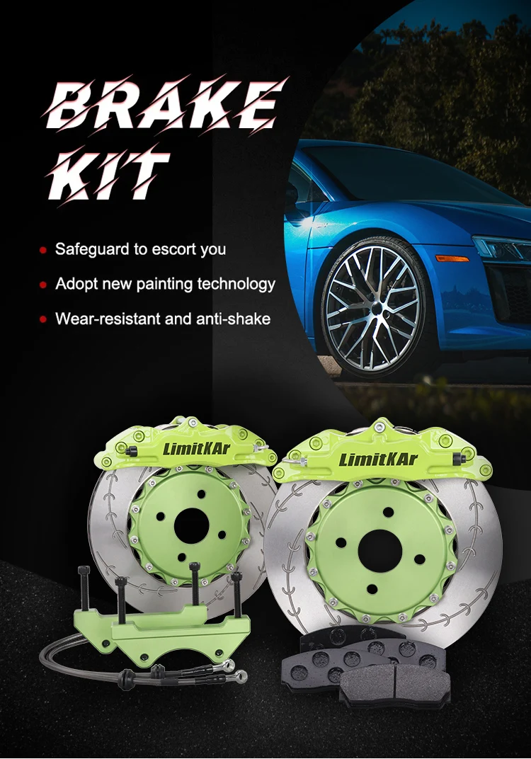 Universal Modified Racing Brake Caliper 4 Port Caliper Brake Full Setor ...