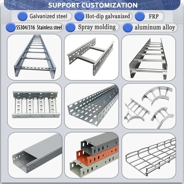 Perforated Cable Tray Galvanized Steel Cable Tray And Perforated Cable ...