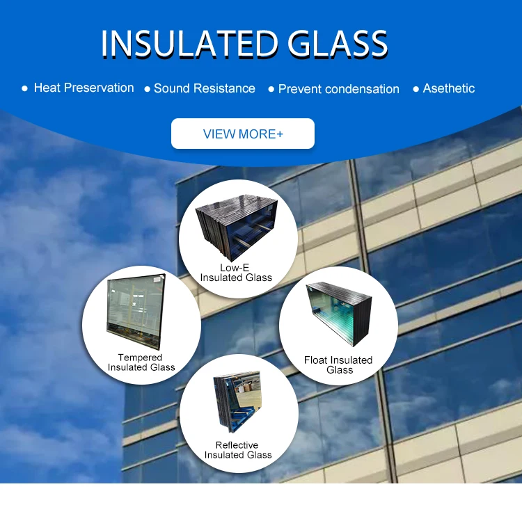 Insulated Glass Building Tempered Insulated Glass Fencing Insulated Low ...